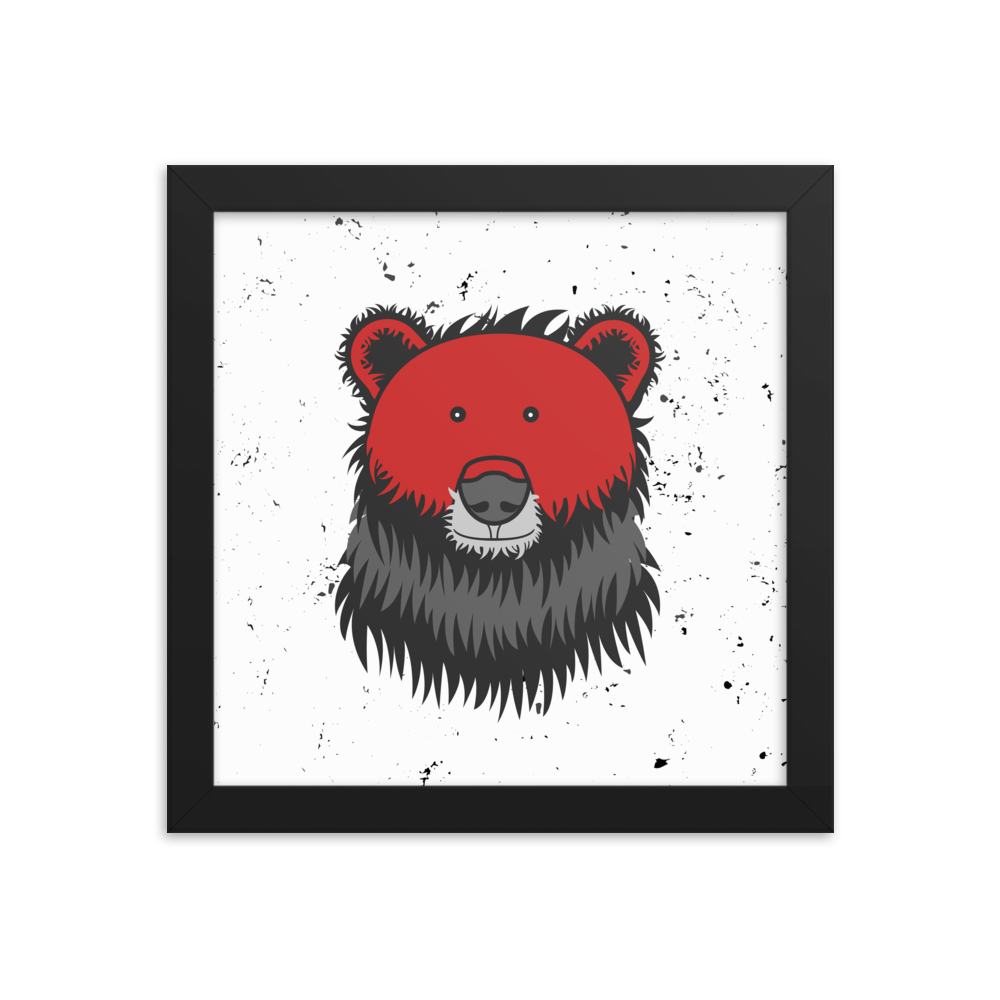 bear print design